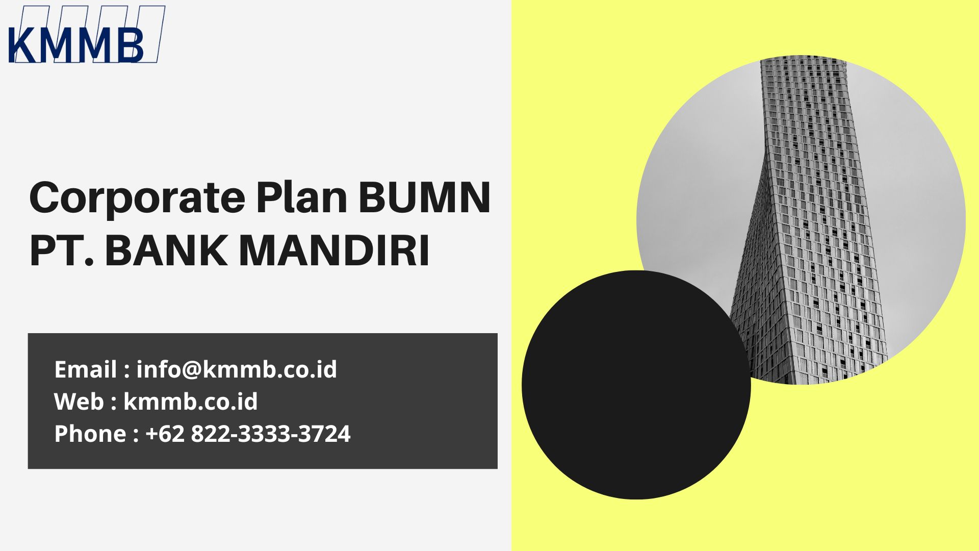 Konsultan Penyusunan Corporate Plan Bank Mandiri Terbaik